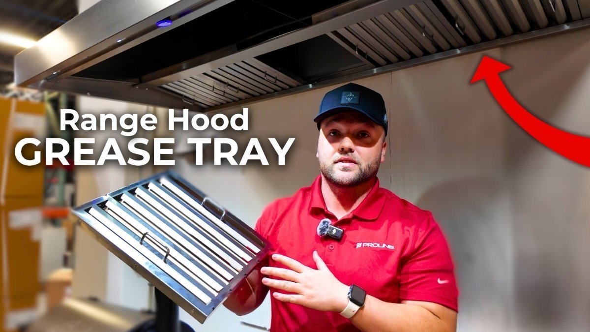 How to Install Grease Tray & Baffle Filters on Your Proline Range Hood