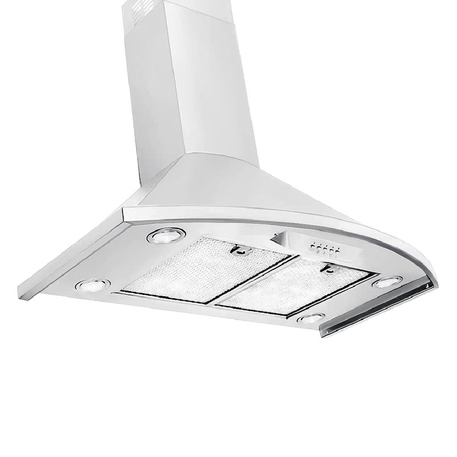 48, and 60-inch Wall Mounted Range hood, Ducted, 2000 CFM, Thick 304 S ...